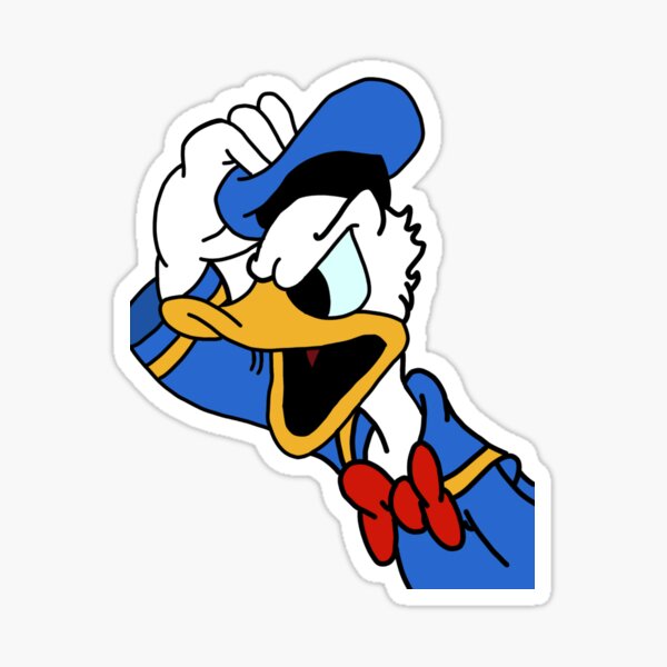 "Donald duck" Sticker by JDisigns | Redbubble