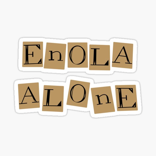 "-ENOLA-" Sticker for Sale by CloudDay | Redbubble