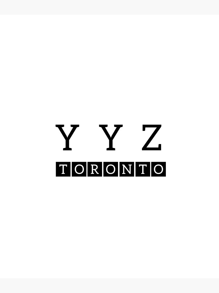 "YYZ - Toronto International Airport" Poster for Sale by ClassyGeek1 ...