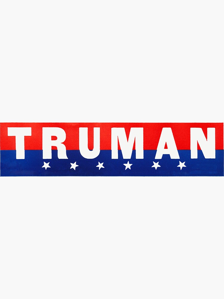 "1948 Harry Truman for President" Sticker for Sale by historicimage ...