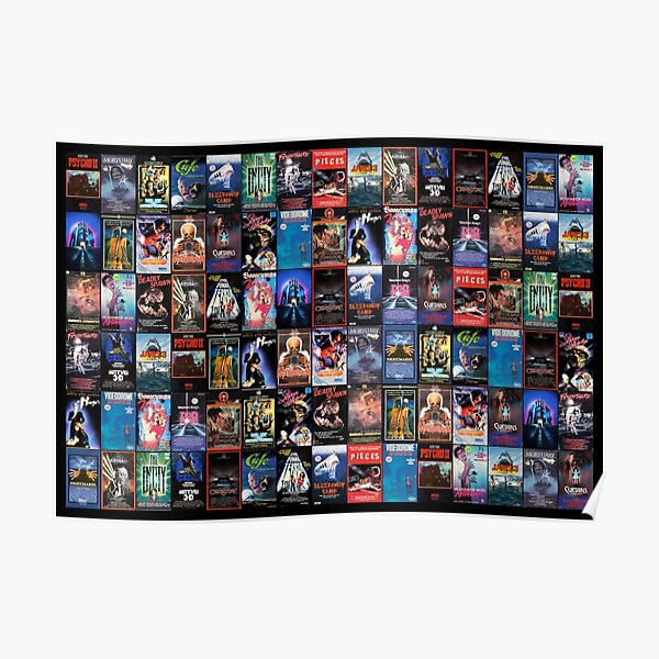 "RETRO HORROR VHS ARTWORK - 1983" Poster for Sale by FlapJackLarry ...