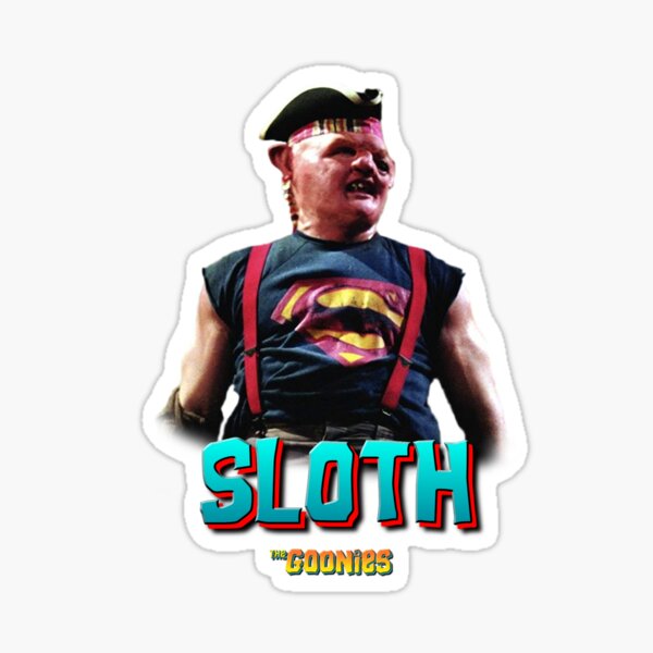 "Sloth Fratelli (The Goonies)" Sticker for Sale by bryangaspar | Redbubble