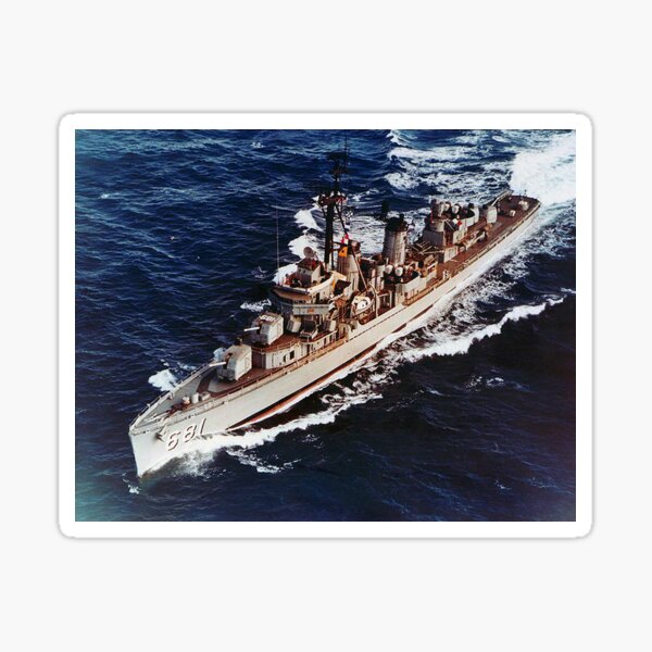 "USS HOPEWELL (DD-681) SHIP'S STORE" Sticker for Sale by militarygifts ...