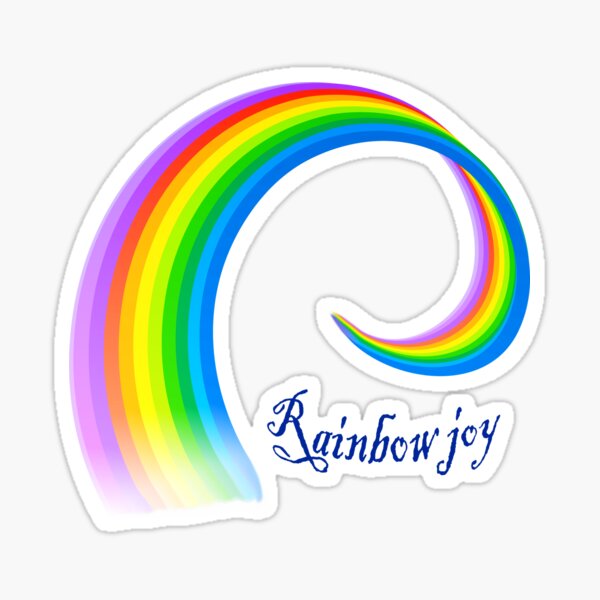 "Rainbow joy" Sticker for Sale by Ruslan1978 | Redbubble