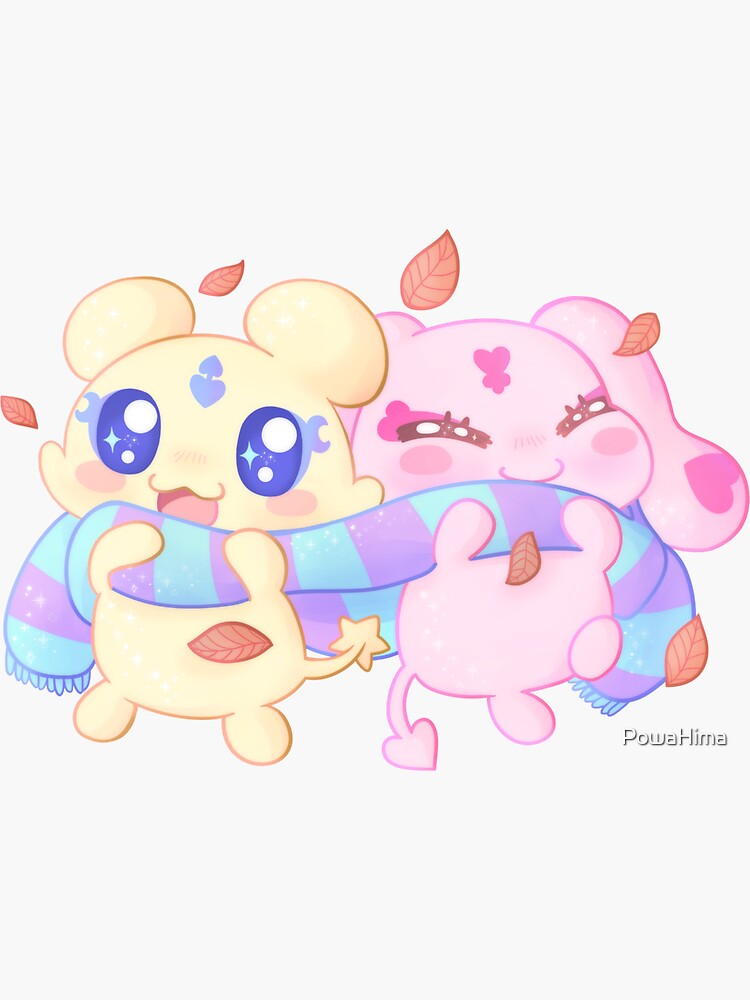 "Pretty Cure Mepple and Mipple " Sticker by PowaHima | Redbubble