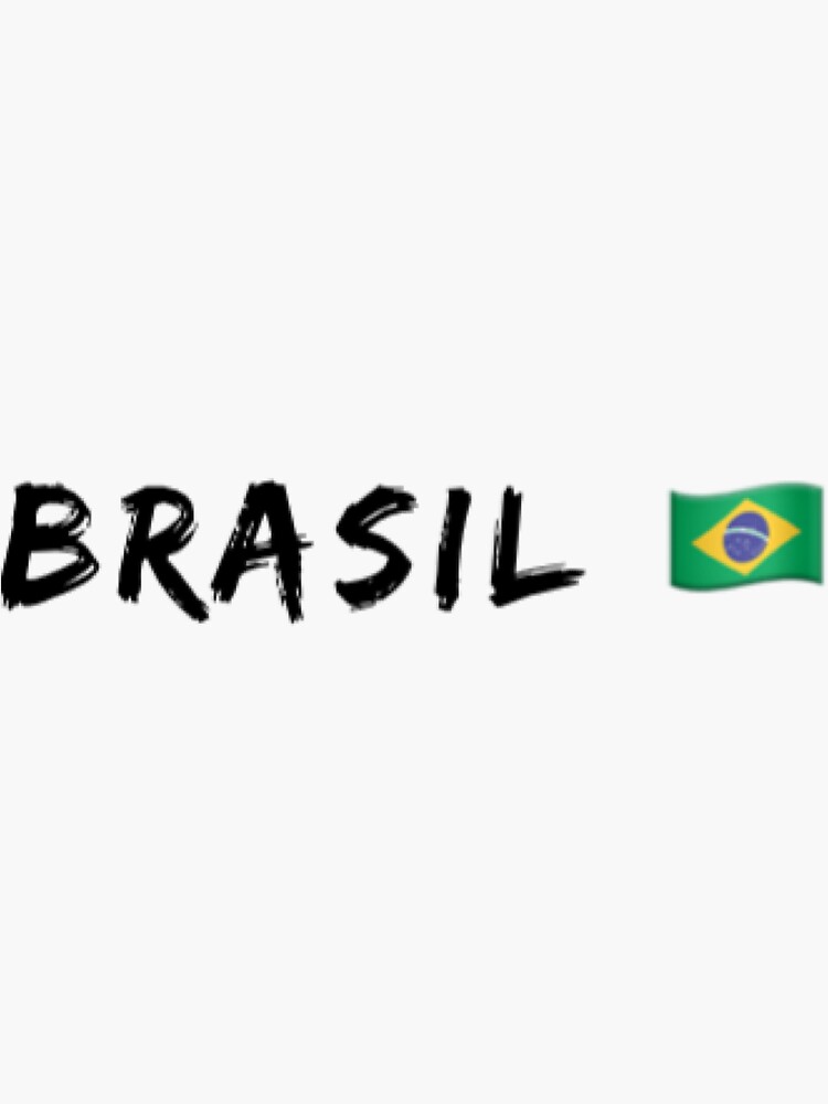 "Brasil sticker" Sticker for Sale by AnaCl | Redbubble