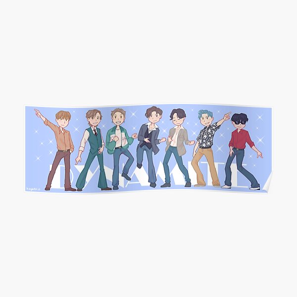 "BTS Dynamite" Poster for Sale by hayathi | Redbubble