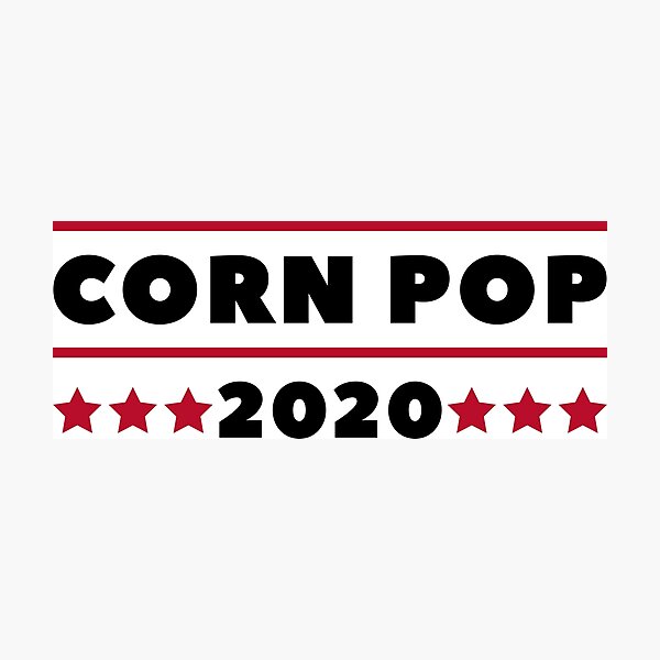 Lámina fotográfica «Campaña de bromas Corn Pop 2020 Joe Biden» de ...
