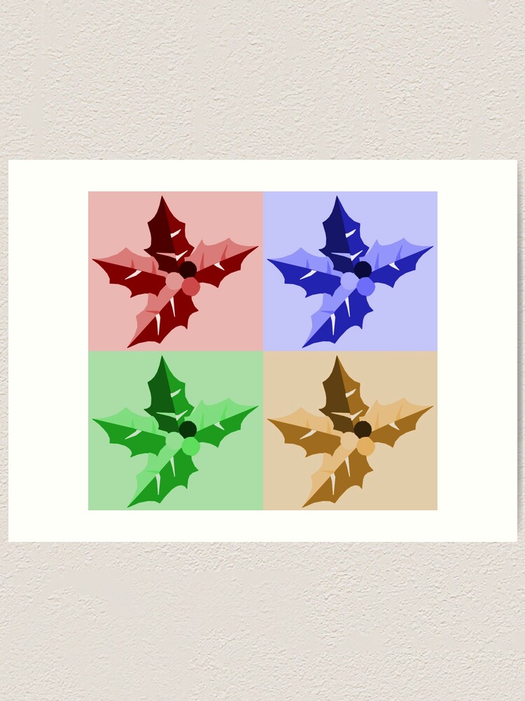 "Holly Pop Art" Art Print for Sale by RainbowFishArt | Redbubble