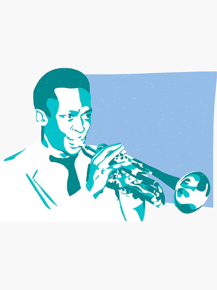 "Miles davis" Sticker for Sale by GabianSpiritArt | Redbubble