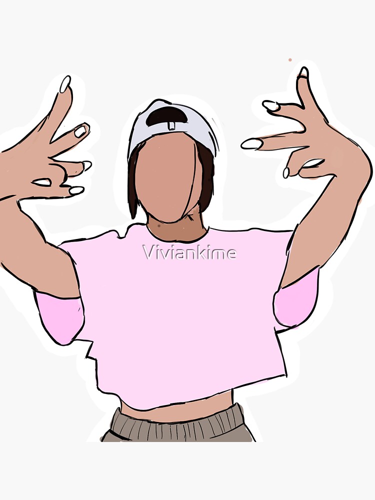 "Charli" Sticker for Sale by Viviankime | Redbubble