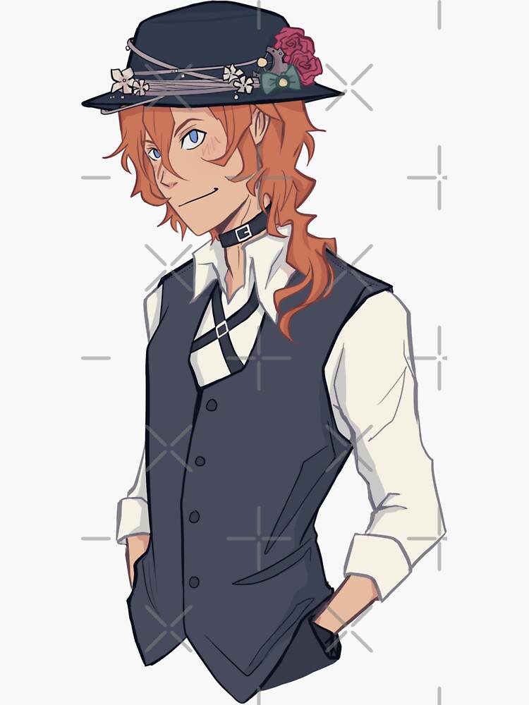 "Chuuya Nakahara" Sticker for Sale by hayathi | Redbubble