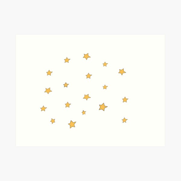 "mini yellow star sticker pack" Art Print for Sale by Lilystoltz ...