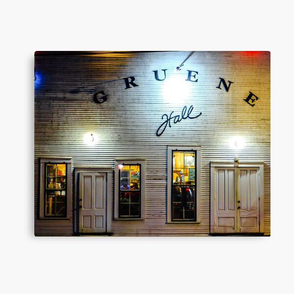 "New Braunfels: Gruene Hall" Canvas Print for Sale by evanweiss | Redbubble