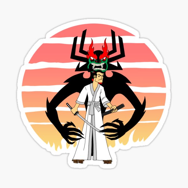 "Jack & Aku" Sticker for Sale by vetebd | Redbubble