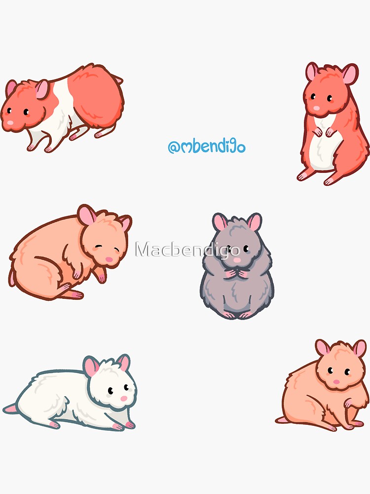 "Hammy Hams" Sticker for Sale by Macbendigo | Redbubble