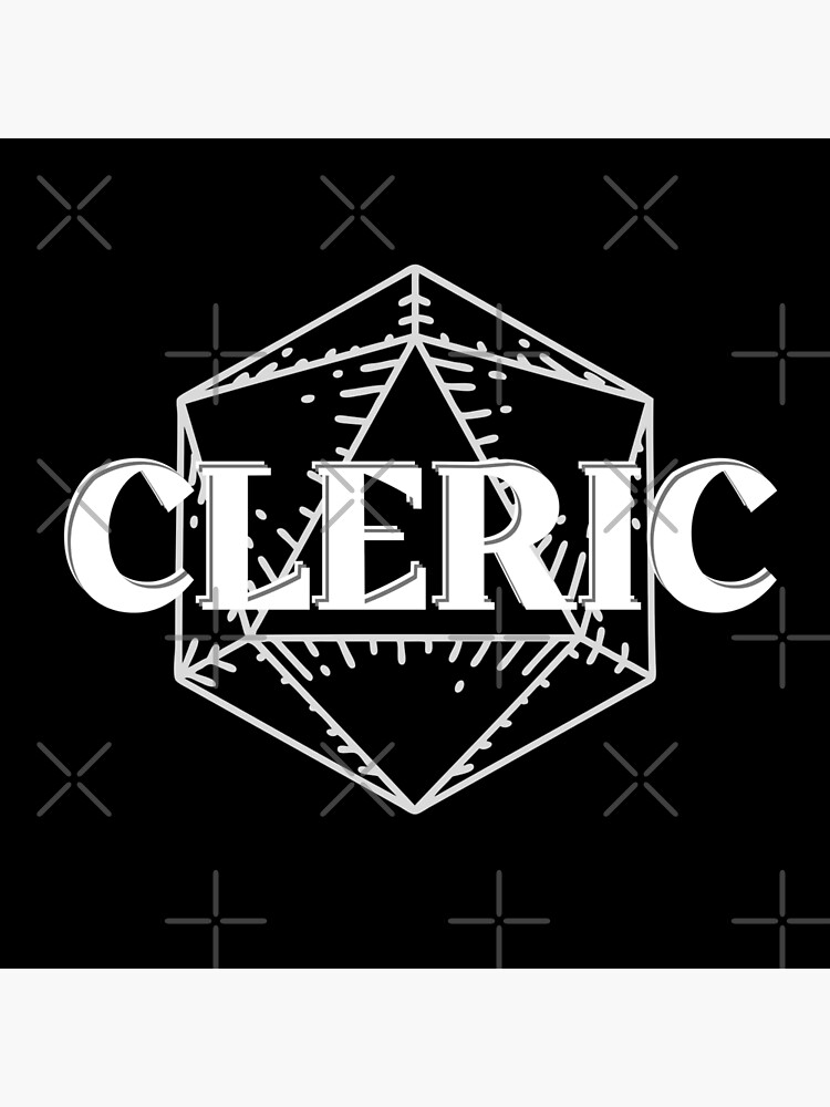 Lámina fotográfica «Dnd Cleric Class Símbolo D20 Imprimir» de ...
