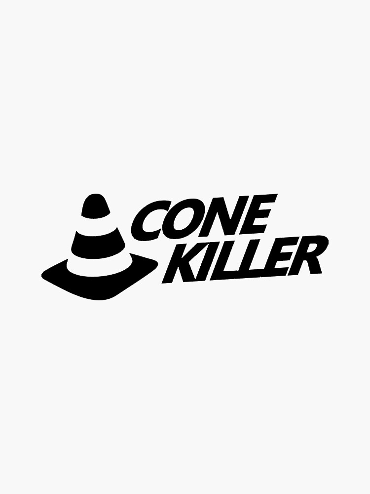 "cone killer" Sticker by rafark9 | Redbubble