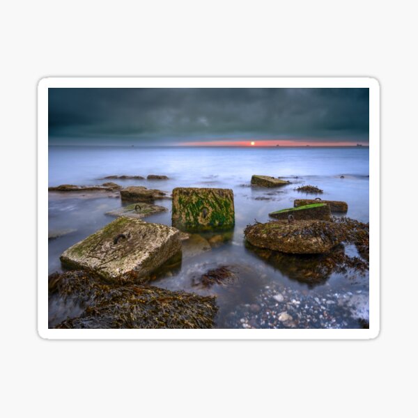 "Seaview Sunrise Sinkers" Sticker for Sale by manateevoyager | Redbubble