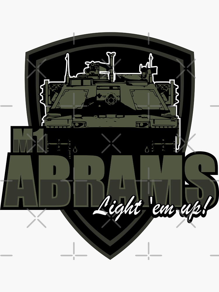 "M1 Abrams" Sticker by StrongVlad | Redbubble