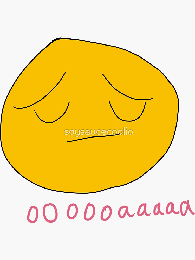"ooaaa" Sticker by soysaucecoolio | Redbubble