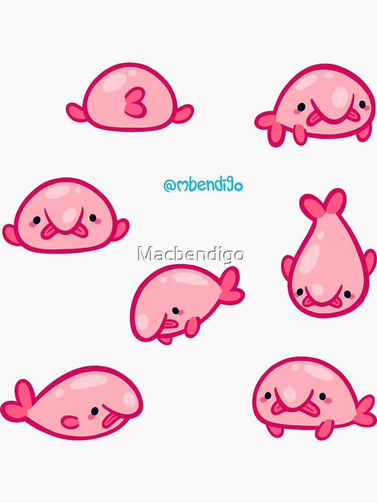 "Blob 2.0" Sticker for Sale by Macbendigo | Redbubble
