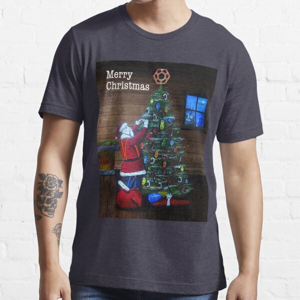"Merry Christmas Arborist Tree Surgeons rigging tree" T-shirt for Sale ...