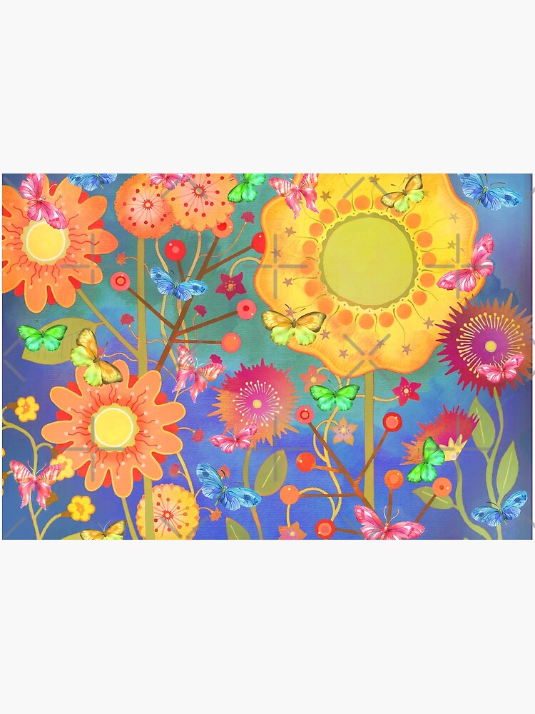"Flowers and Butterflies Puzzle" Jigsaw Puzzle for Sale by Lesa Marino ...