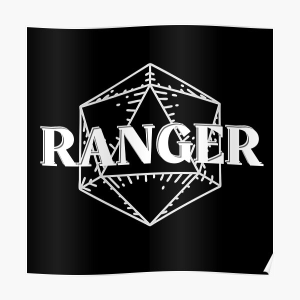 Póster «Dnd Ranger Clase Símbolo D20 Imprimir» de ToplineDesigns ...