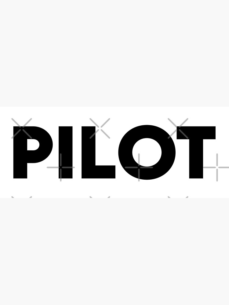 "Pilot cut out Crew Gear" Postcard for Sale by VFRZone | Redbubble