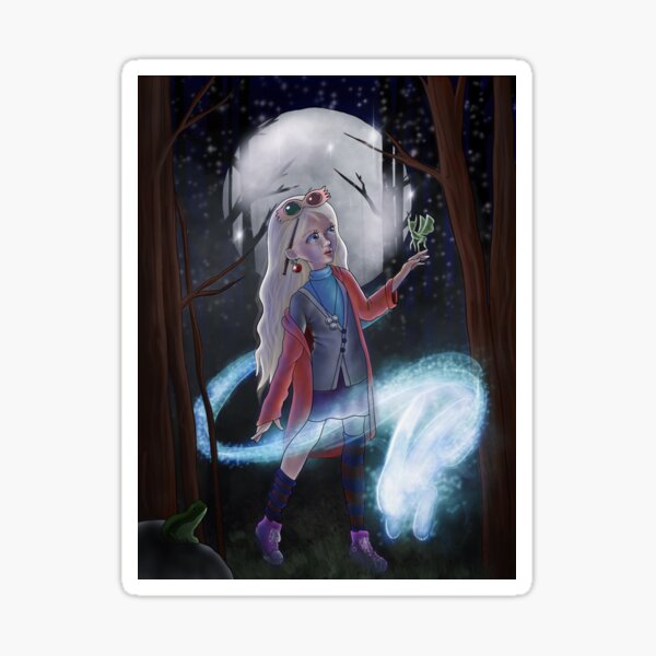 "Luna" Sticker by liajlart | Redbubble