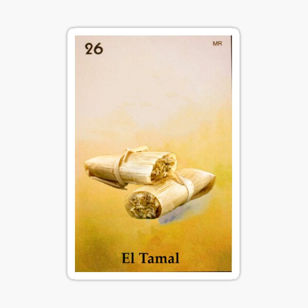 "El Tamal" Sticker for Sale by Hugo619 | Redbubble