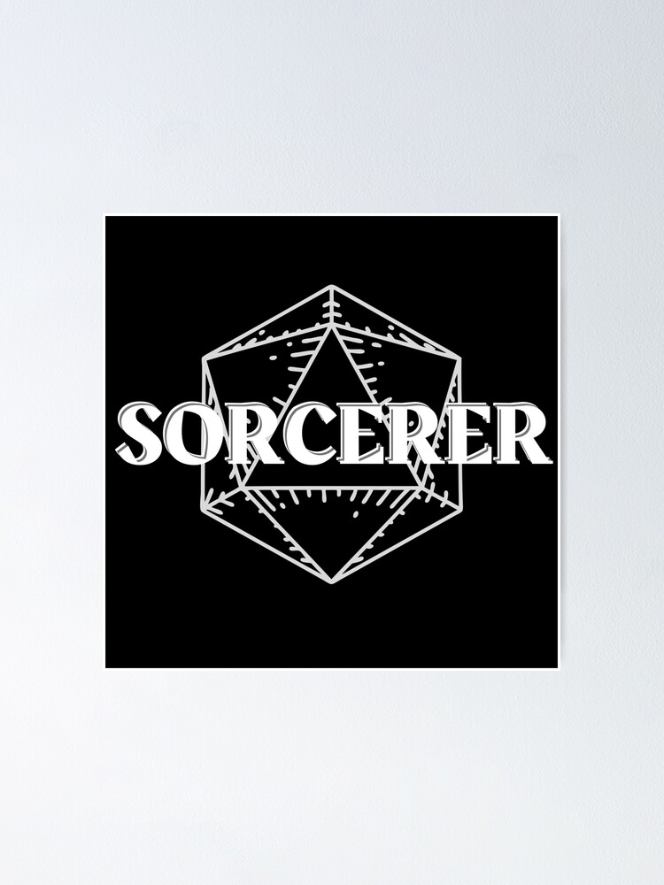 "Dnd Sorcerer Class Symbol D20 Print" Poster for Sale by ToplineDesigns ...