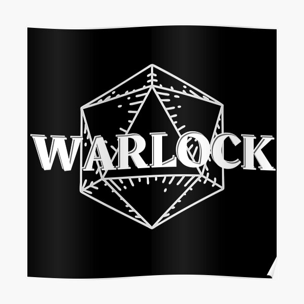 Póster «Dnd Warlock Class Symbol D20 Imprimir» de ToplineDesigns ...