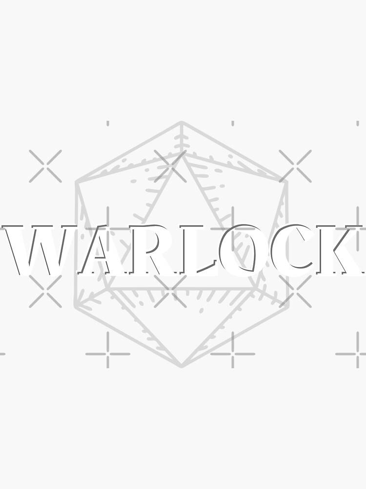 Pegatina «Dnd Warlock Class Symbol D20 Imprimir» de ToplineDesigns ...