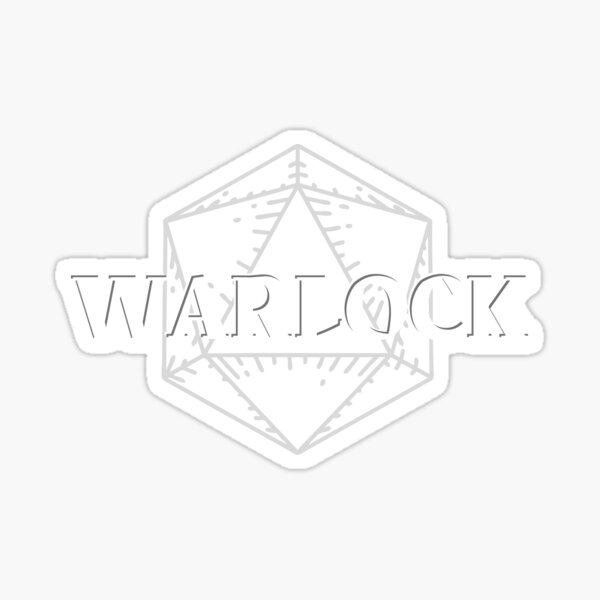 Pegatina «Dnd Warlock Class Symbol D20 Imprimir» de ToplineDesigns ...