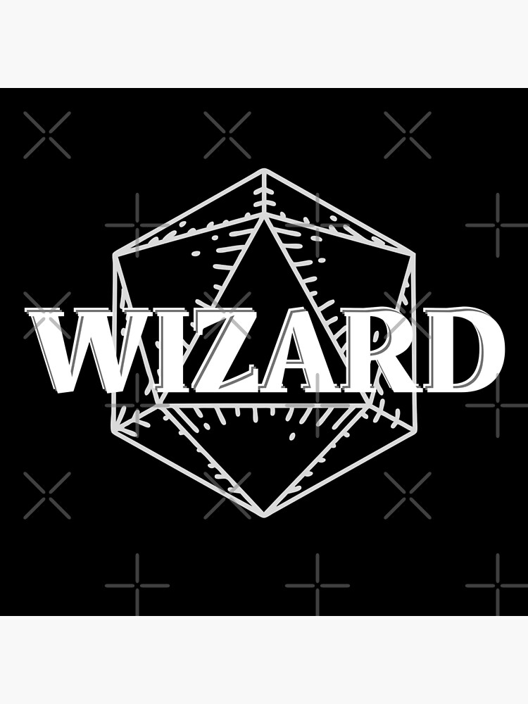 Lámina artística «Dnd Wizard Clase Símbolo D20 Imprimir» de ...