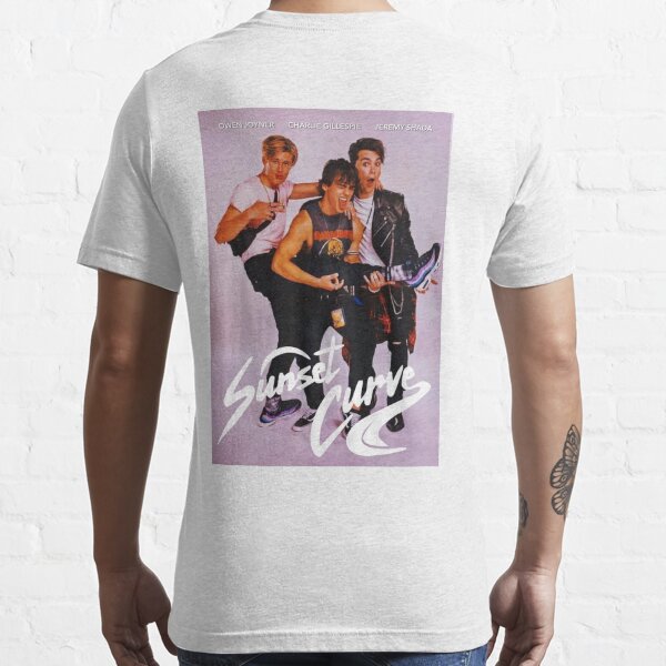 "Sunset Curve band poster" T-shirt for Sale by Robyncutforth ...