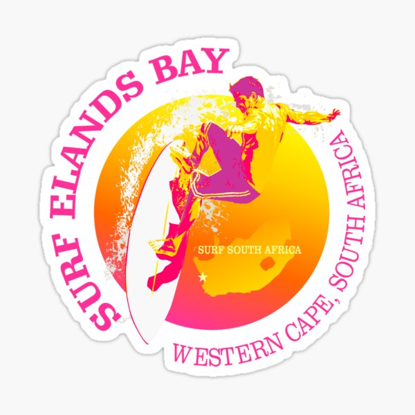 "Surf Elands Bay (SRF)" Sticker by curranmorgan | Redbubble