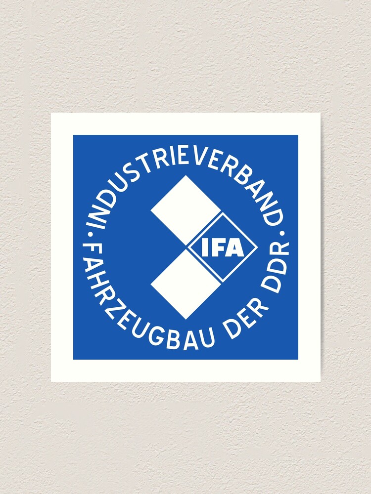 "IFA Logo v2 (black)" Art Print for Sale by GetThatCar | Redbubble