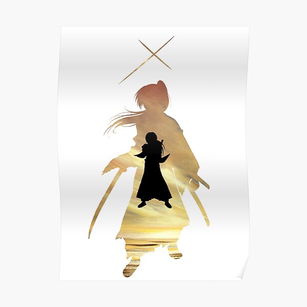 "Himura Kenshin - Rurouni Kenshin" Poster by Blason | Redbubble