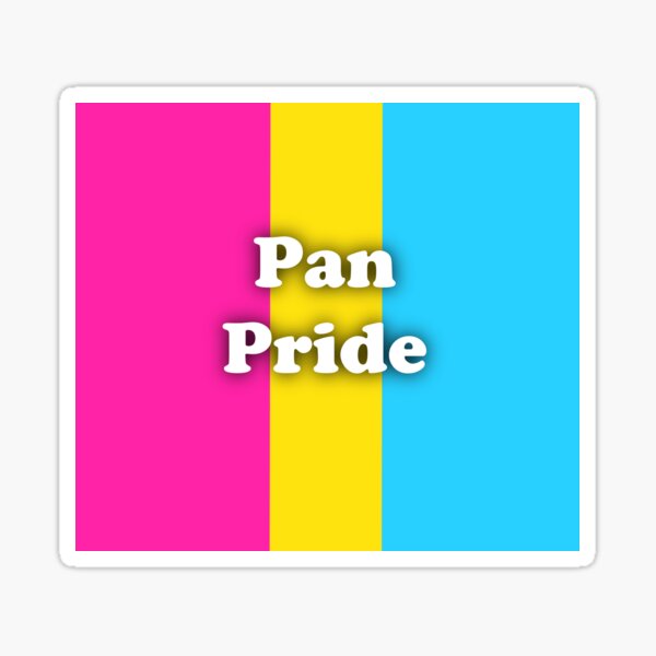 "Pan Pride! ??? OwO" Sticker for Sale by JojosDesigns | Redbubble