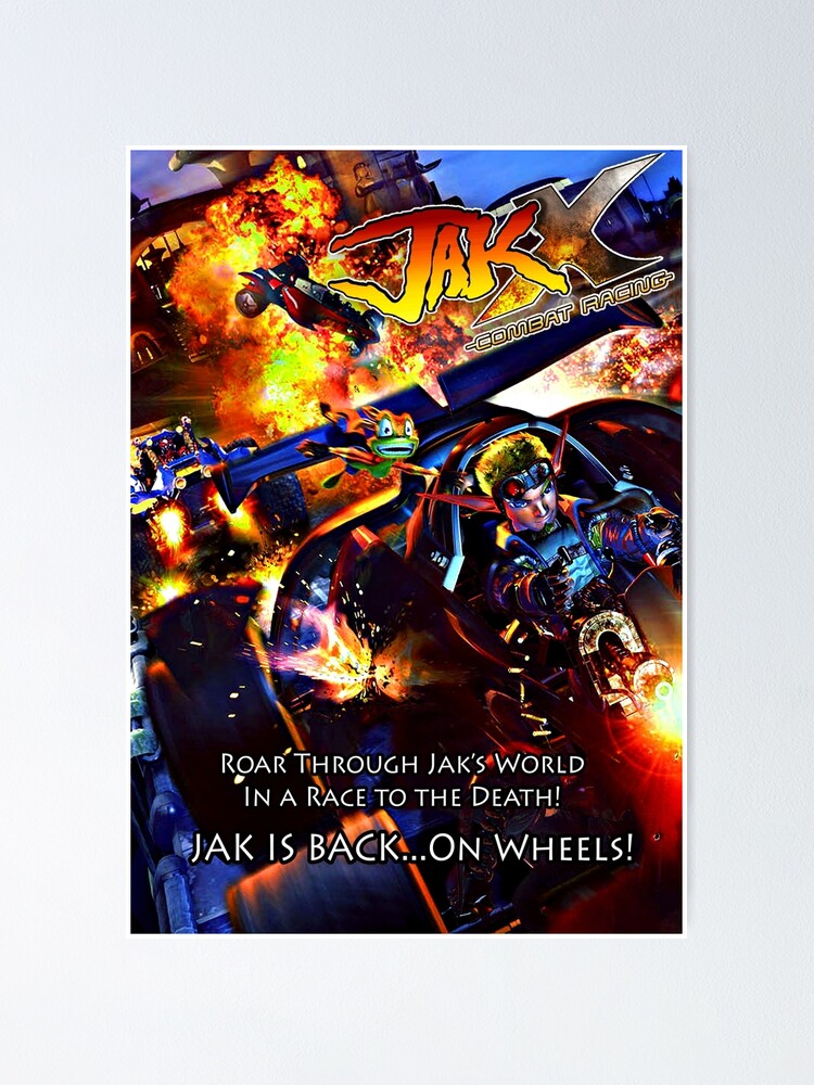 "Jak X Combat Racing" Poster for Sale by DaxterMaster | Redbubble