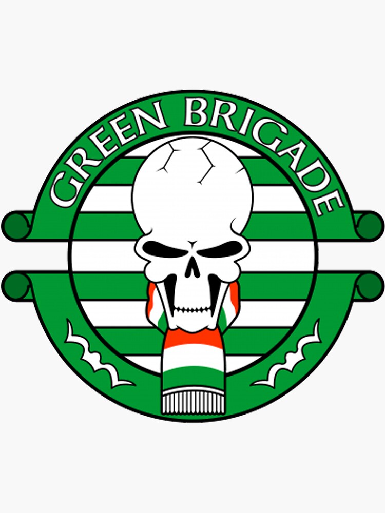 "Green Brigade" Sticker for Sale by Clear2hot | Redbubble