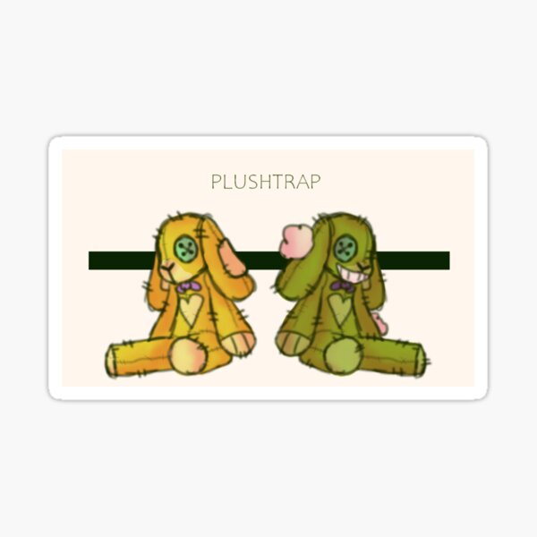"Plushtrap and Plushbon" Sticker by ApolloArtBox | Redbubble