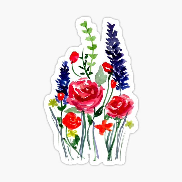 Sticker: Blumen | Redbubble