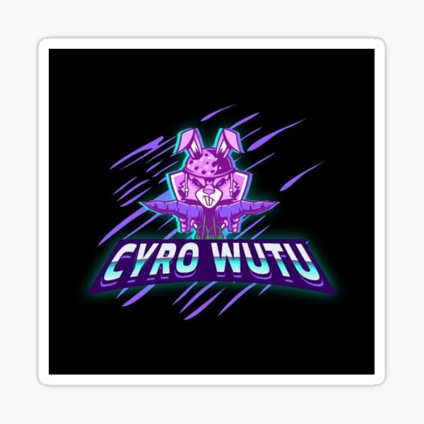 "CyRo Wutu (Simple Emblem)" Sticker for Sale by shop-cyrowutu | Redbubble