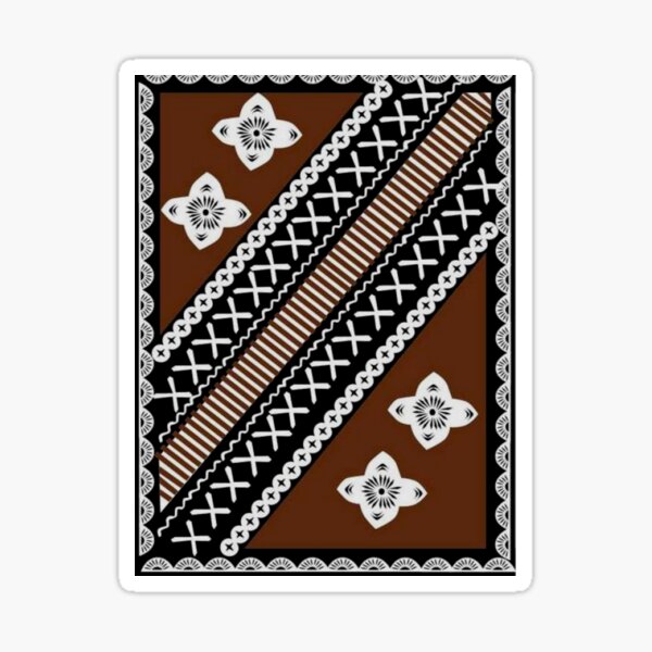 "Fiji Tapa Design" Sticker for Sale by Kesaiya071 | Redbubble