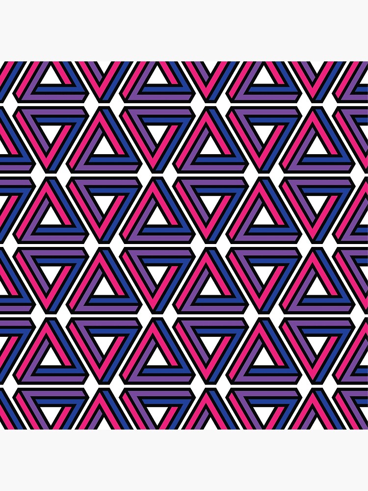 "Bisexual Infinity Pride Flag" Poster for Sale by sterlingmadex | Redbubble