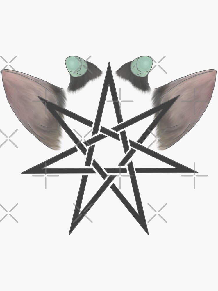 "Trico otherkin symbol art Design" Sticker for Sale by DraconicsDesign ...